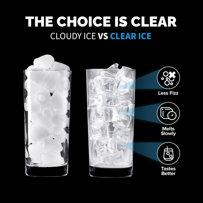 Undercounter Ice Maker, 80 libs of Clear Ice | Newair
