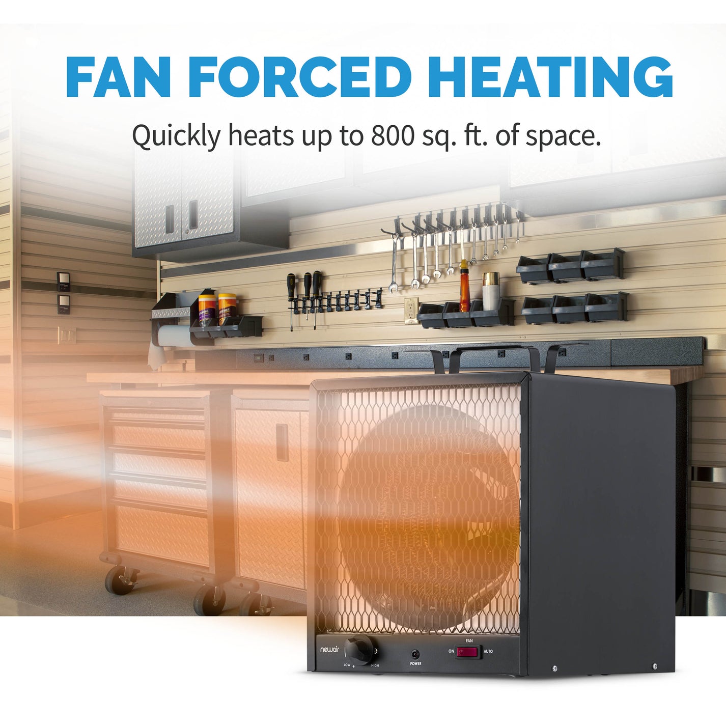 Portable Electric Garage Heater - 240v | Newair
