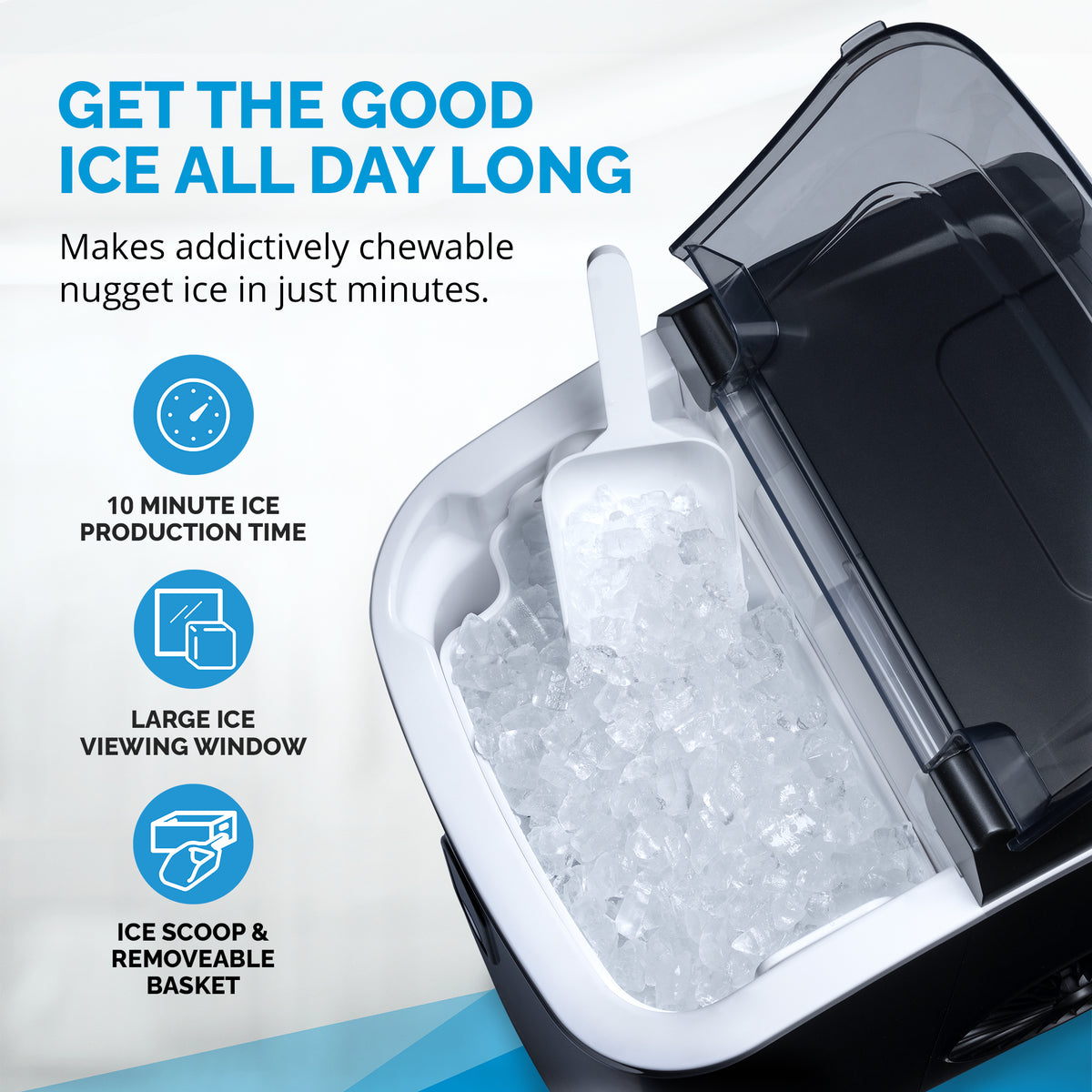 Newair® Countertop Nugget Ice Maker, 26 lbs/Day | Newair